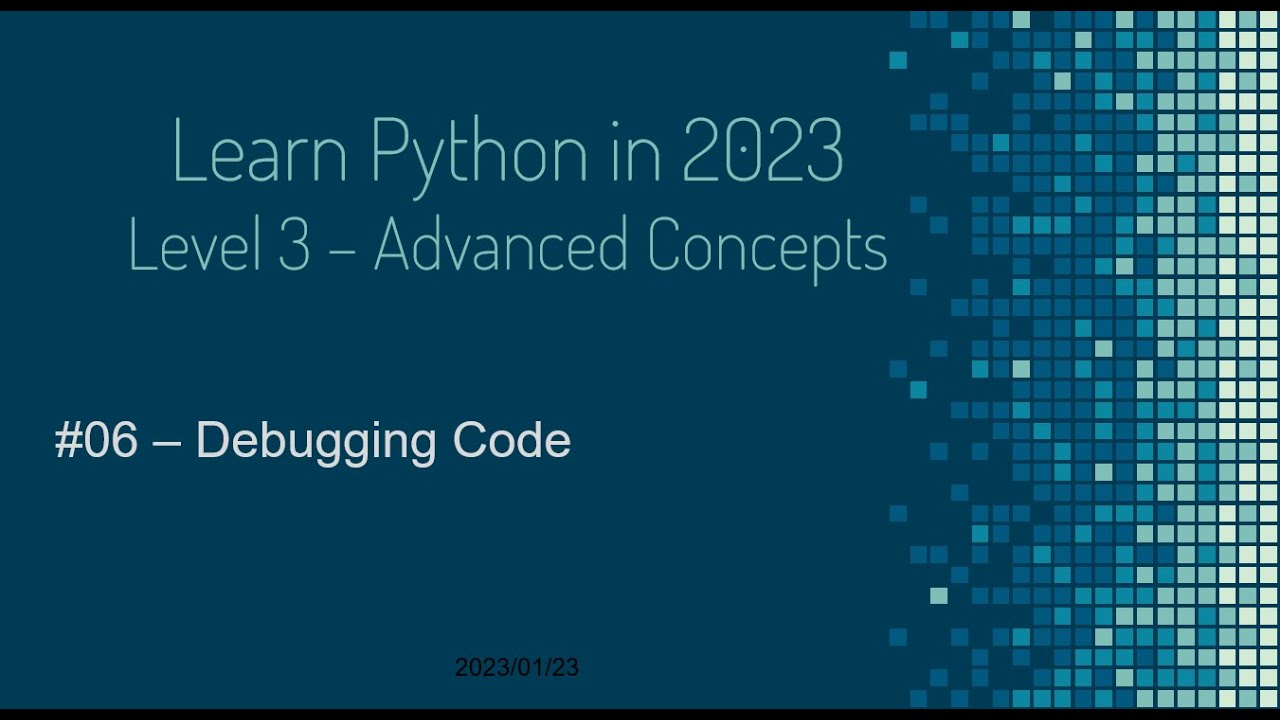 Learn Python in Arabic #06 | Debugging Code