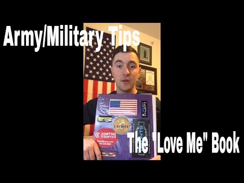Army/Military Tips: Maintaining your Records with a "Love Me" Book