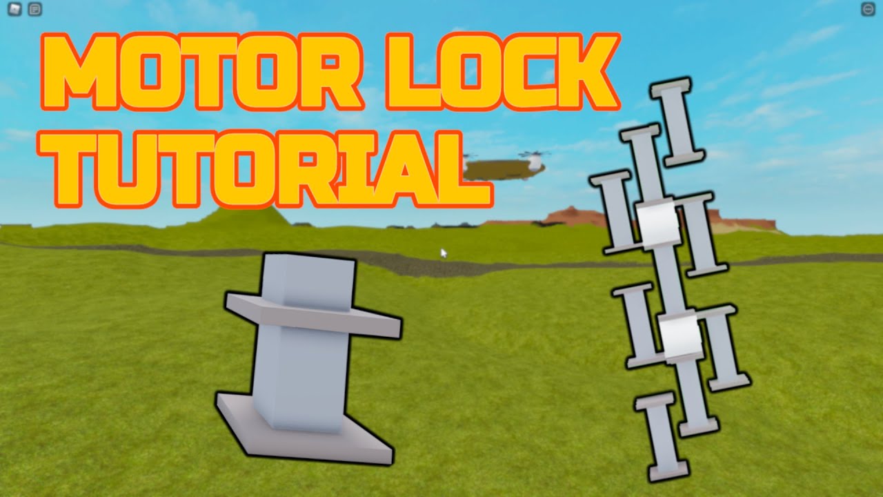 Motor Lock Tutorial in Plane Crazy Roblox || duckster