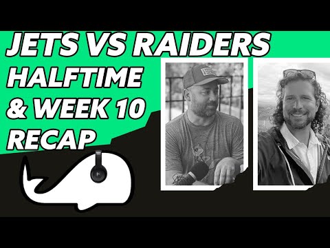 Deep Dive Jets vs Raiders Halftime LIVE Stream & Week 10 Recap