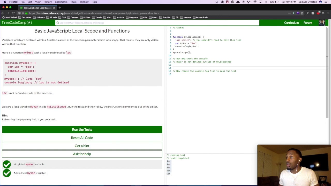 JavaScript Basics Beginner Tutorial Day 7 Part 1