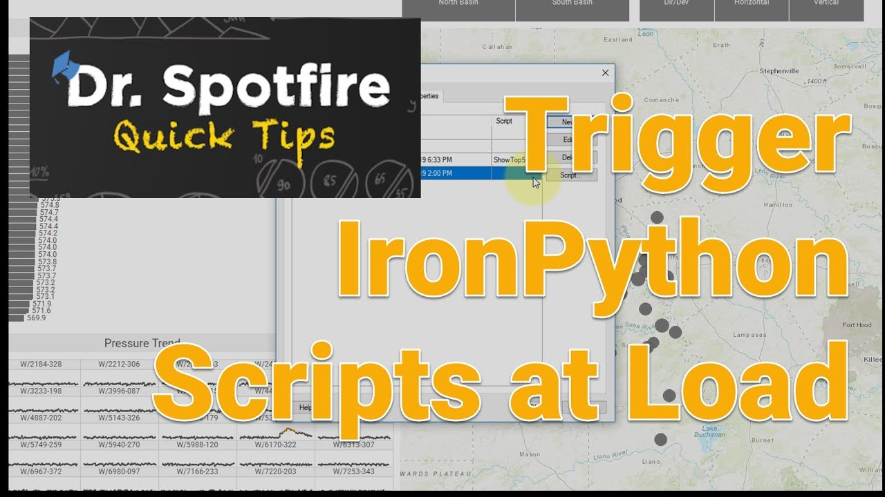 Trigger IronPython on Spotfire Dashboard's Initial Load