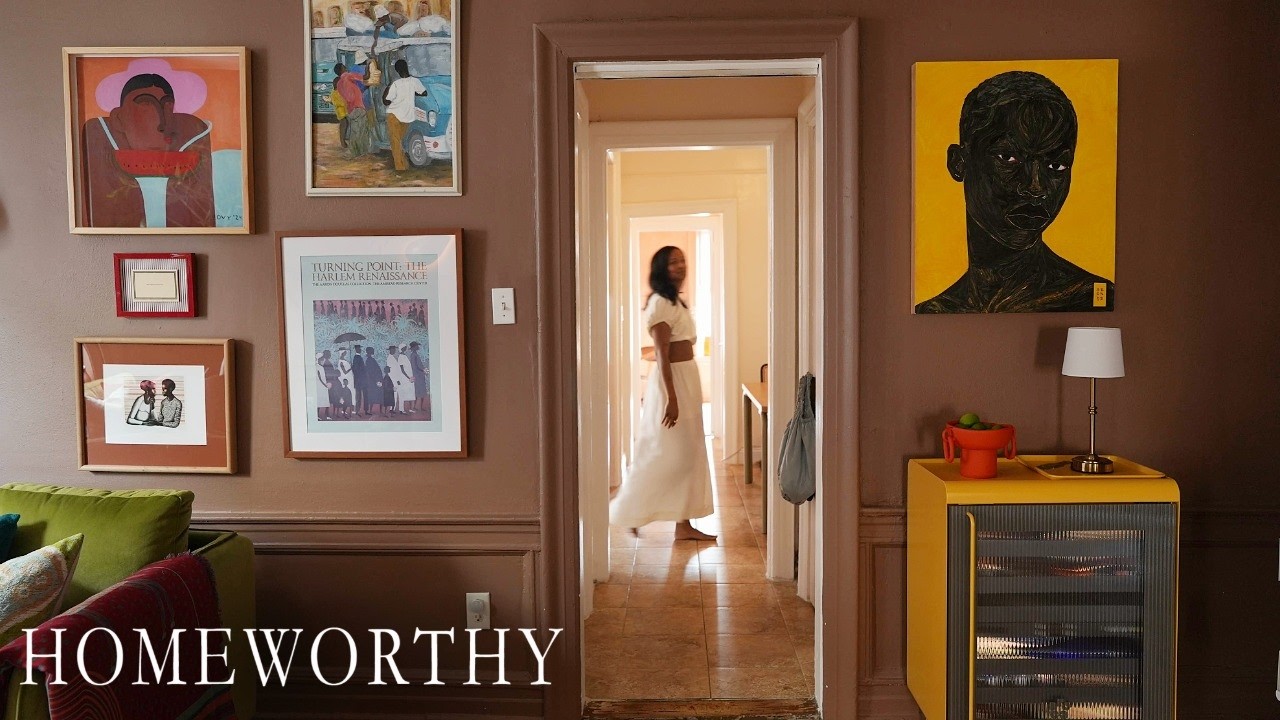 Shanika's Calming 2-Bedroom NYC Apartment Filled with Vintage Art | HOUSE TOUR