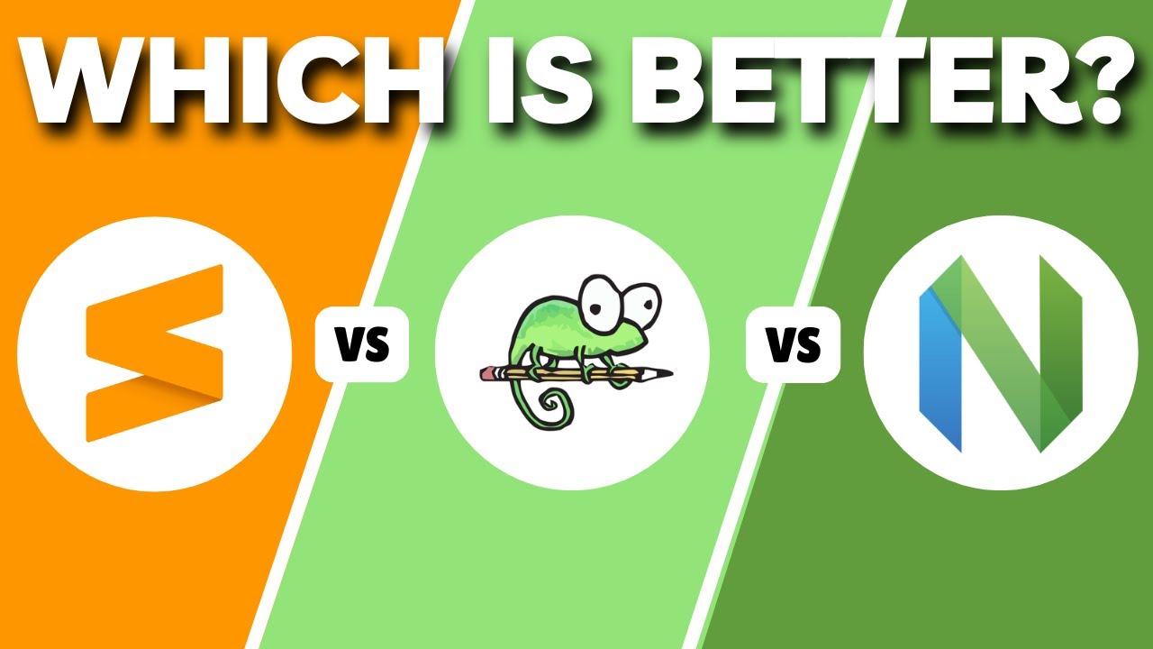 Sublime Vs Notepad++ Vs Neovim | Which Text Editor Software Is Better in 2025?