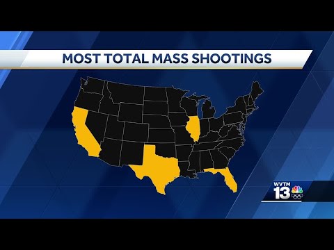 How rates of mass shootings vary by state, mapped
