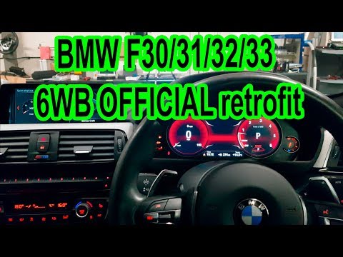 BMW F30 F31 F33 F32 6WB OFFICIAL retrofit Instrument cluster - INCLUDING CODING