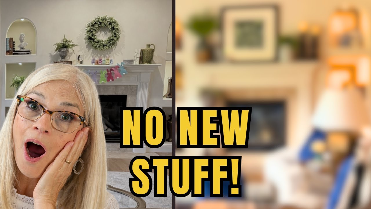 Unbelievable Family Room Makeover Without Buying Anything New!