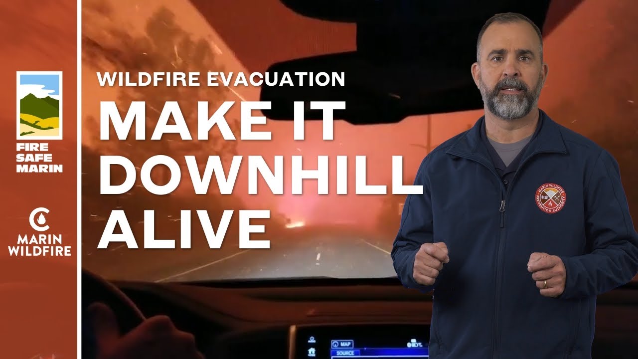 Wildfire Evacuation: Make It Downhill Alive