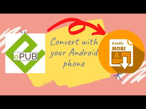How to convert epub to kindle/mobi and send to your kindle with your mobile #epubtomobi