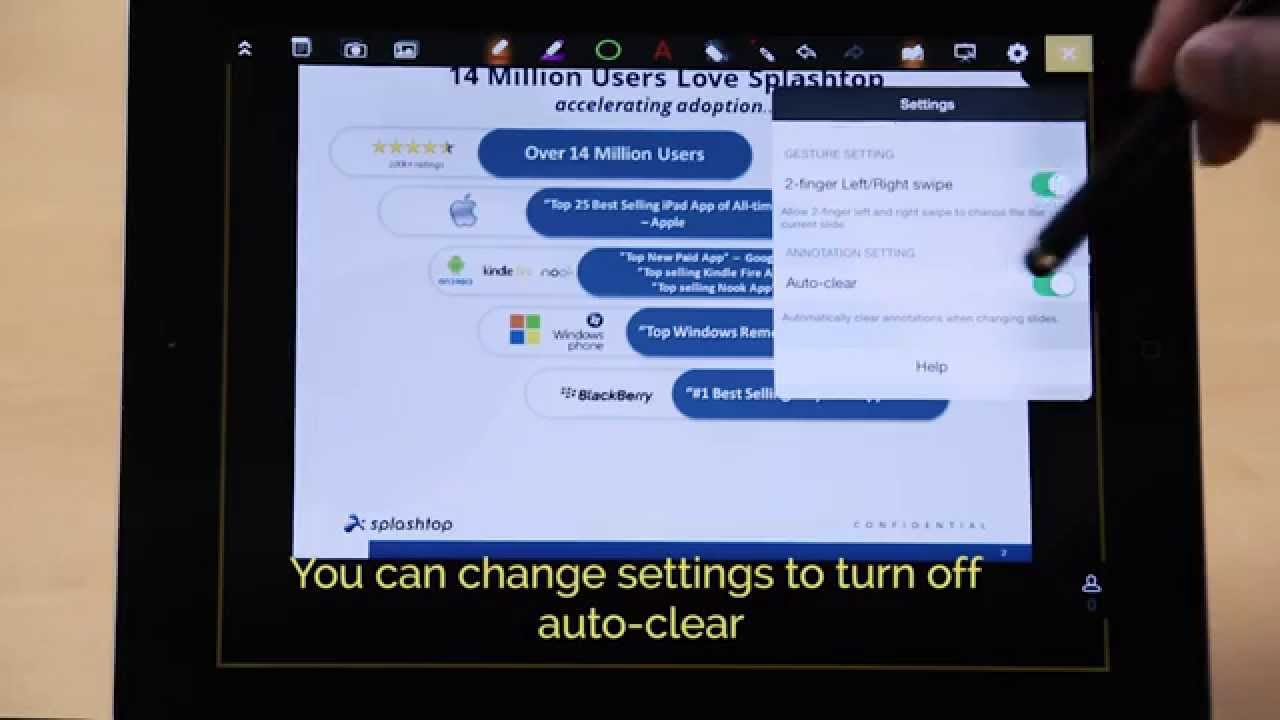 Presentation Tools in Splashtop Classroom - tutorial