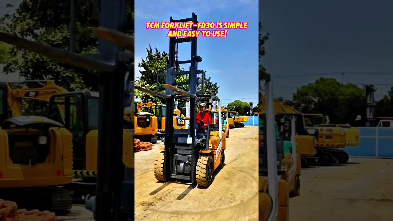 TCM forklift-FD30 is simple and easy to use!#shorts