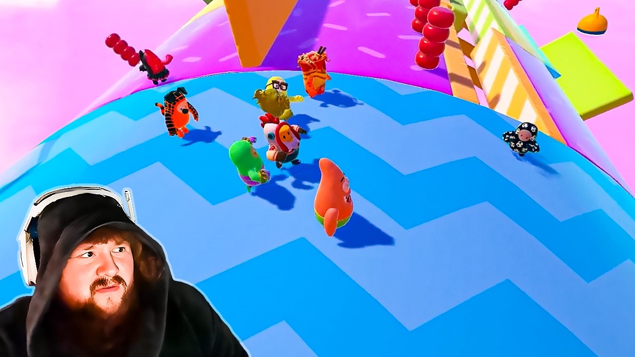 CaseOh Rages While Playing Fall Guys