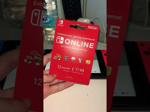12 month membership Nintendo switch card :) #shorts #viral #blowup 
