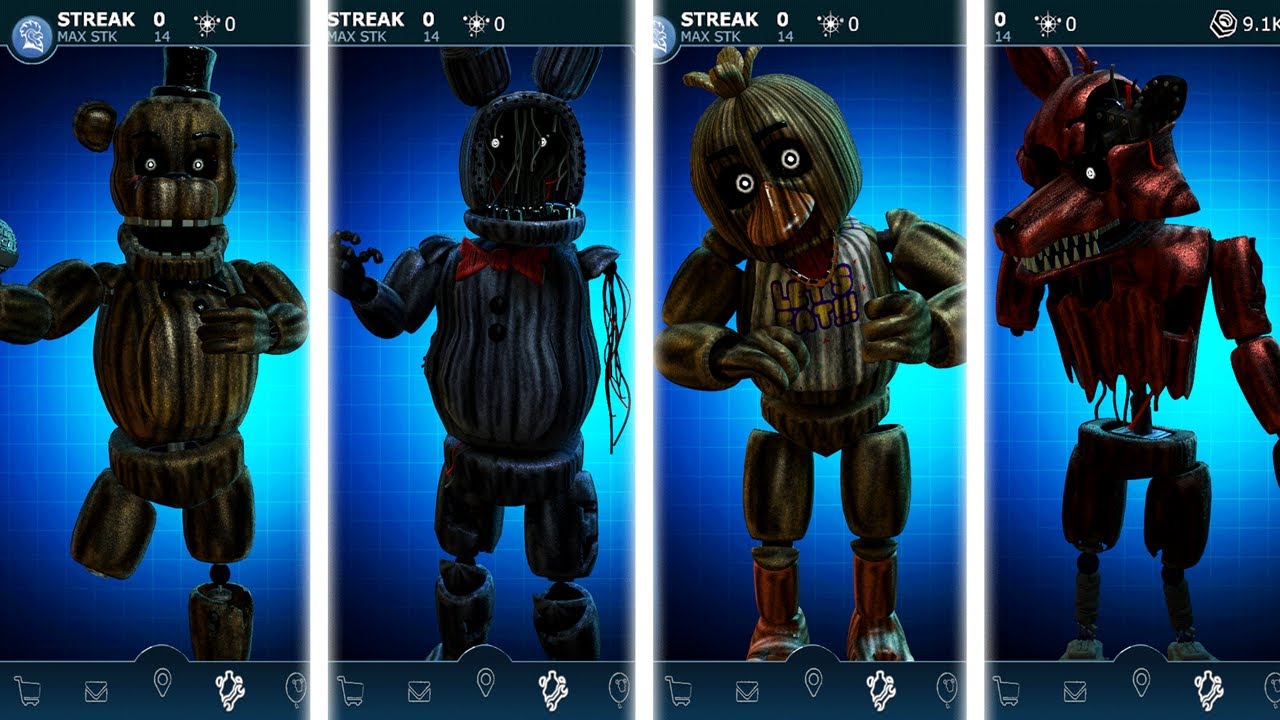 First Version Phantom Animatronics FNaF AR Workshop Animation