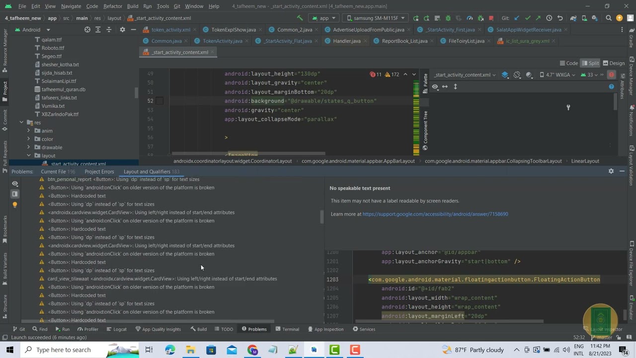 Part 46 : If Layout Preview not showing in Android Studio xml layout, Then What to do ?