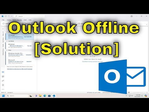 How To Fix Microsoft Outlook Working Offline Problem [Solved]