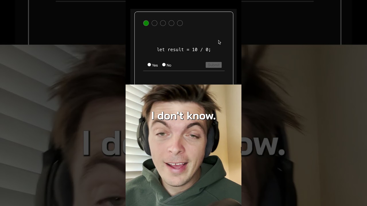 Will JavaScript throw an error game. #javascript #coding #webdevelopment #software