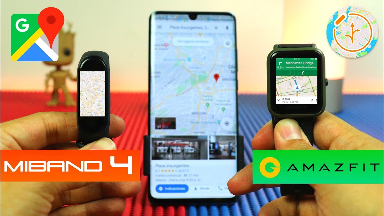 Google Maps en tu Mi Band 3, 4, Amazfit Bip y Amazfit Cor