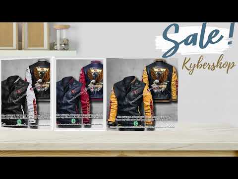 San Francisco 49ers NFL Eagle Leather Bomber Jacket