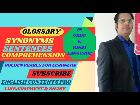 A Deep Sea of Glossary with Synonyms