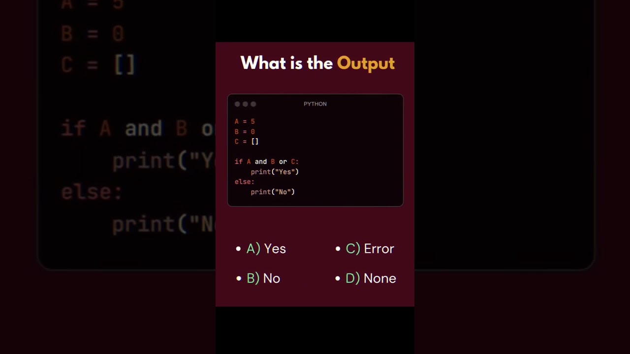 Guess the output for python. #output #python #coding #webdesign #today #guess #pythonprogramming