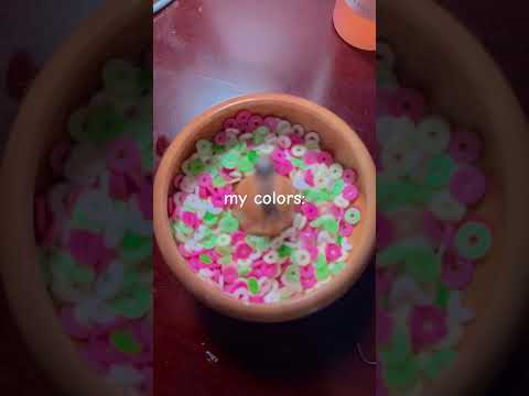 Making Bracelets based off skin care!! PART 1 #smallbuisness #shorts