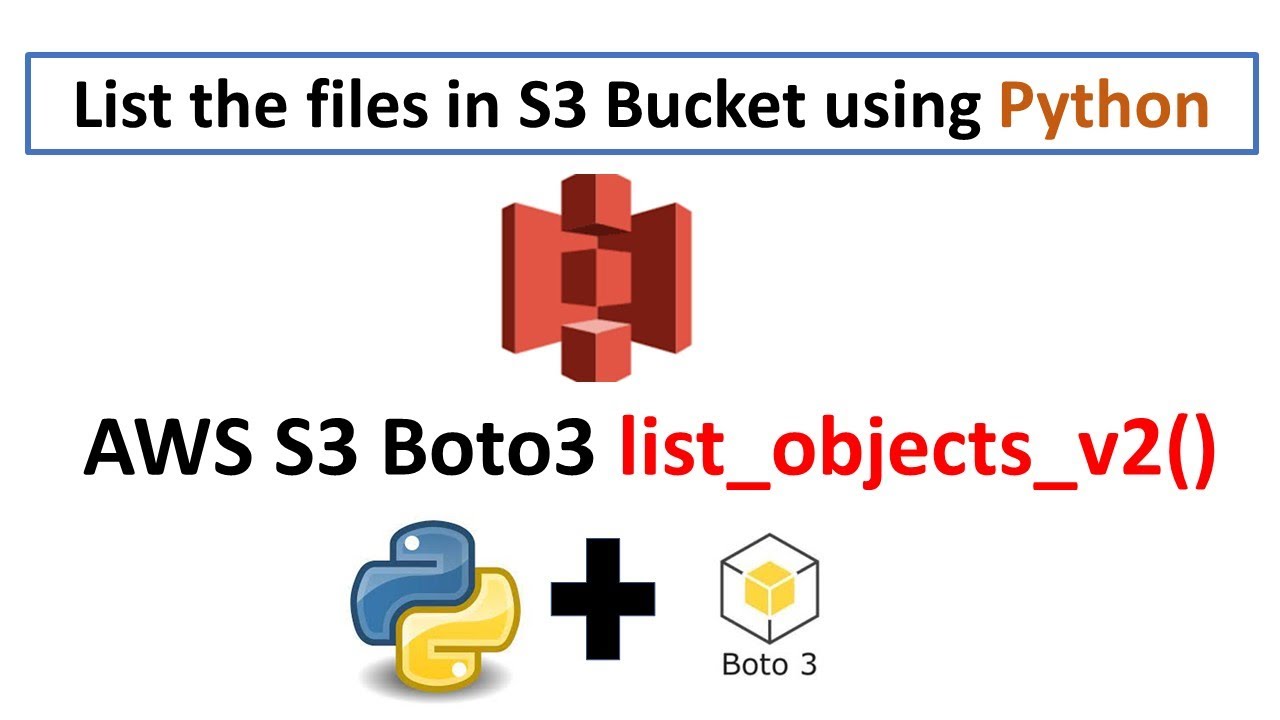 How to list files in S3 using Python | AWS S3 Python Boto3 | Step by step tutorial