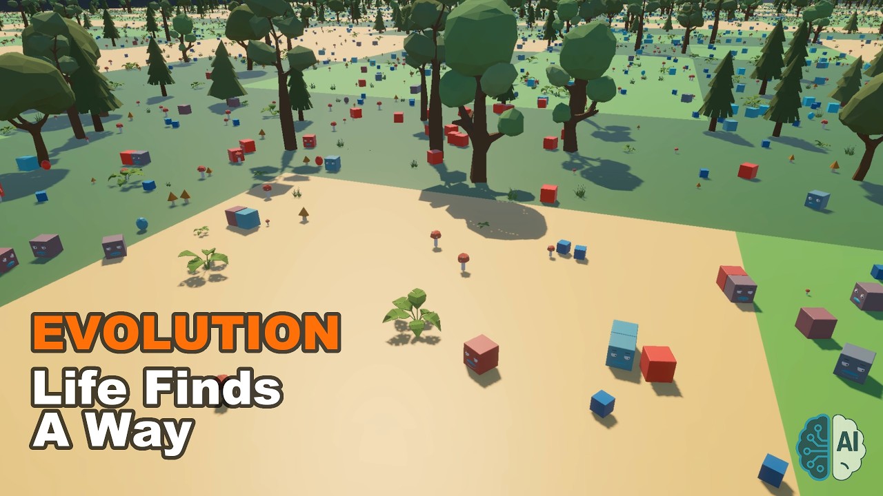 I Simulated Evolution — Intelligent Creatures Appeared