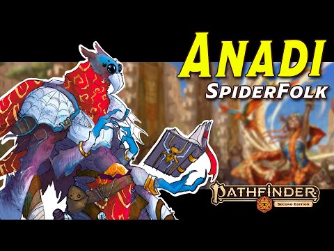Playable Spider race The Anadi Mwangi Expanse Pathfinder 2nd #dnd #art #pathfinder