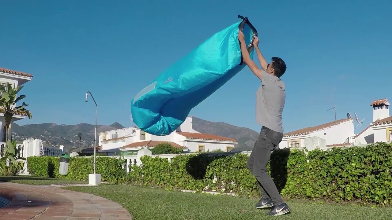 Wekapo air lounger- how to inflate easily