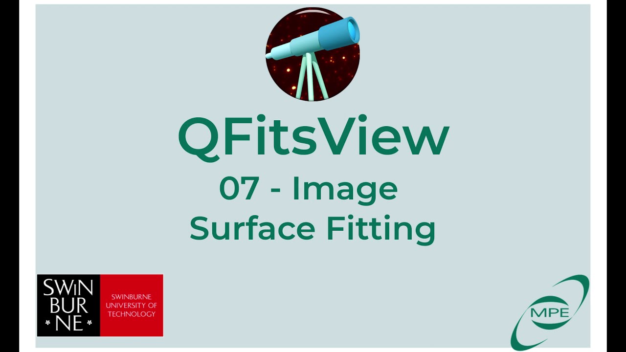 QFitsView 07 - Image Surface Fitting