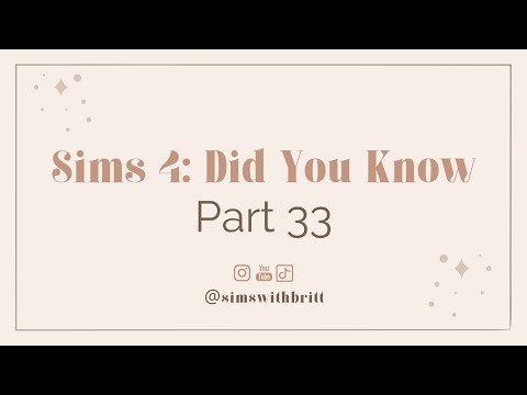 Sims 4: Did You Know? Part 33 | Meet Patchy The Straw Man | #shorts #sims4 #tutorial