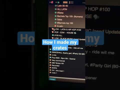 Serato crates for fast DJing #shorts