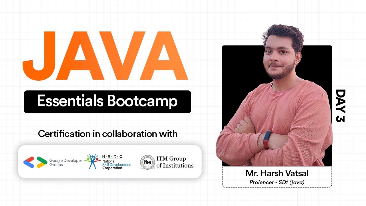 Day 3 | Crafting Java Projects with Loops and Arrays | Java Programming Essentials Bootcamp (3 Days)