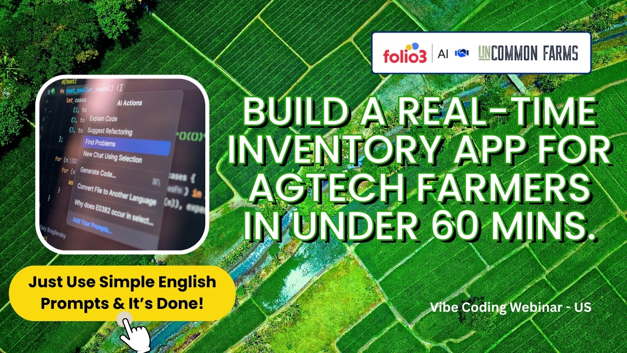Build a Real-Time AgTech Inventory App in 60 Minutes with AI (No Coding)