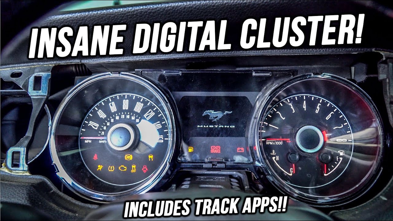 Revealing The SECRET Mod! Swapping The Mustang's Cluster!