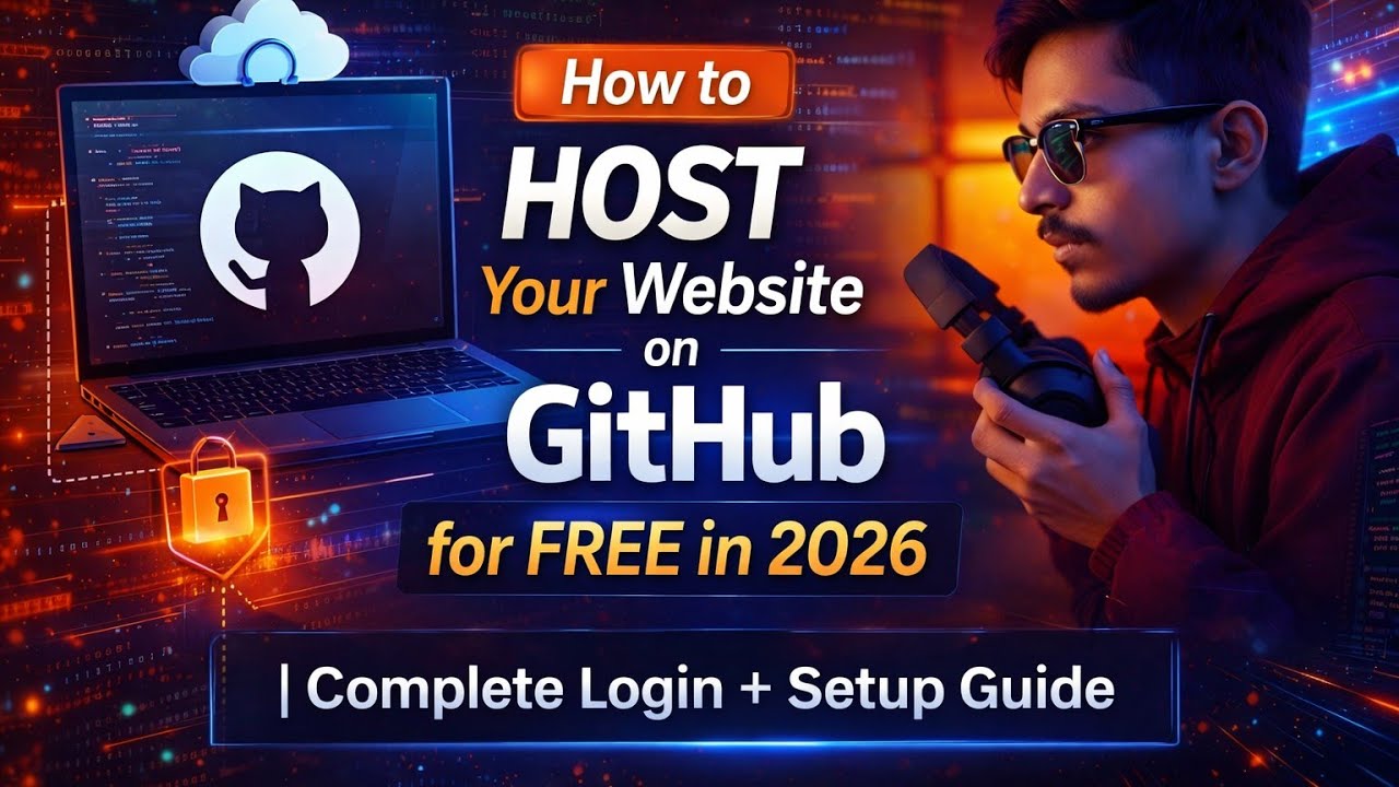 How to Host Your Website on GitHub for FREE in 2026 | Complete Login + Setup Guide !