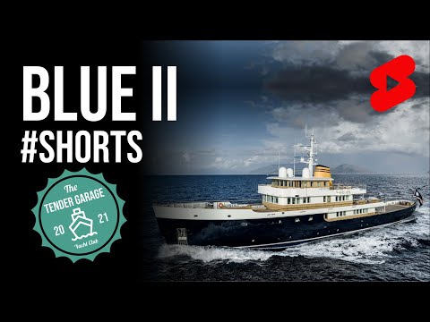 Blue II | the Stunning Modern Classic | 56m Ice Class Explorer Superyacht | Turquoise Yachts #Shorts