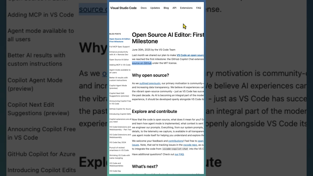 GitHub Copilot Chat Extension Is Now Open Source! Contribute on GitHub