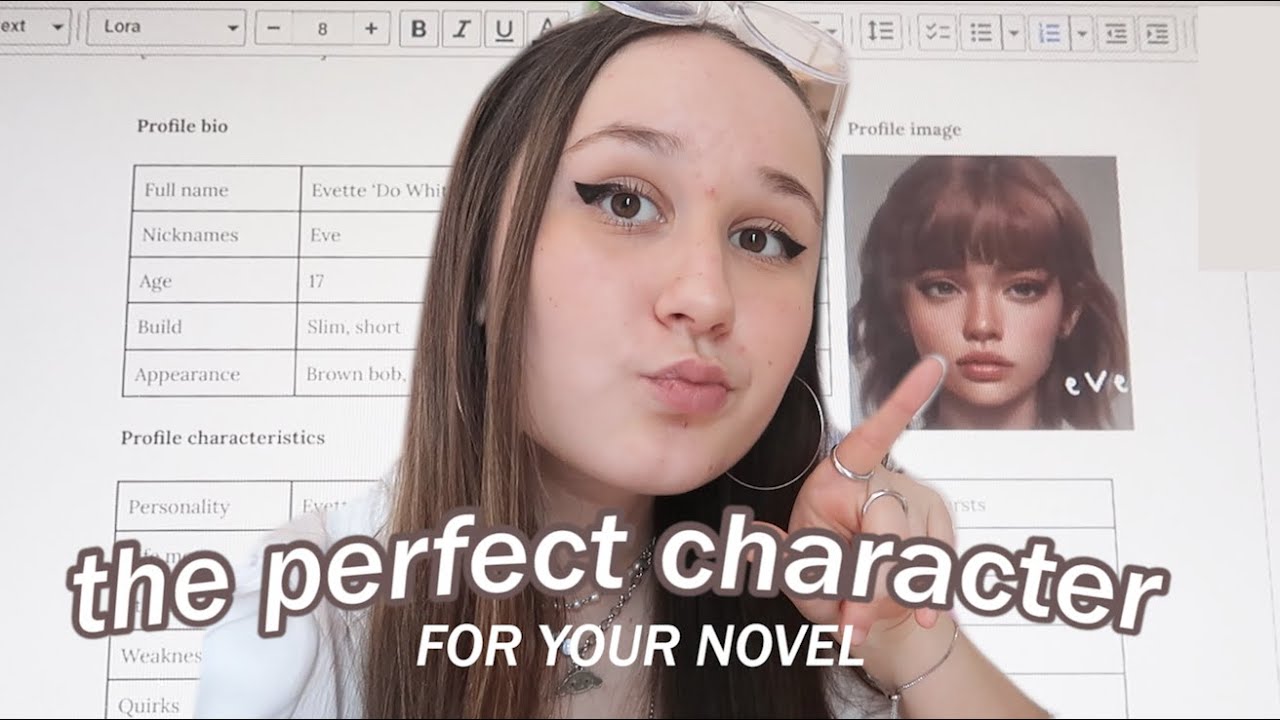 HOW TO CREATE THE PERFECT CHARACTER 📖 (best template) for your novel *detailed* character portfolio