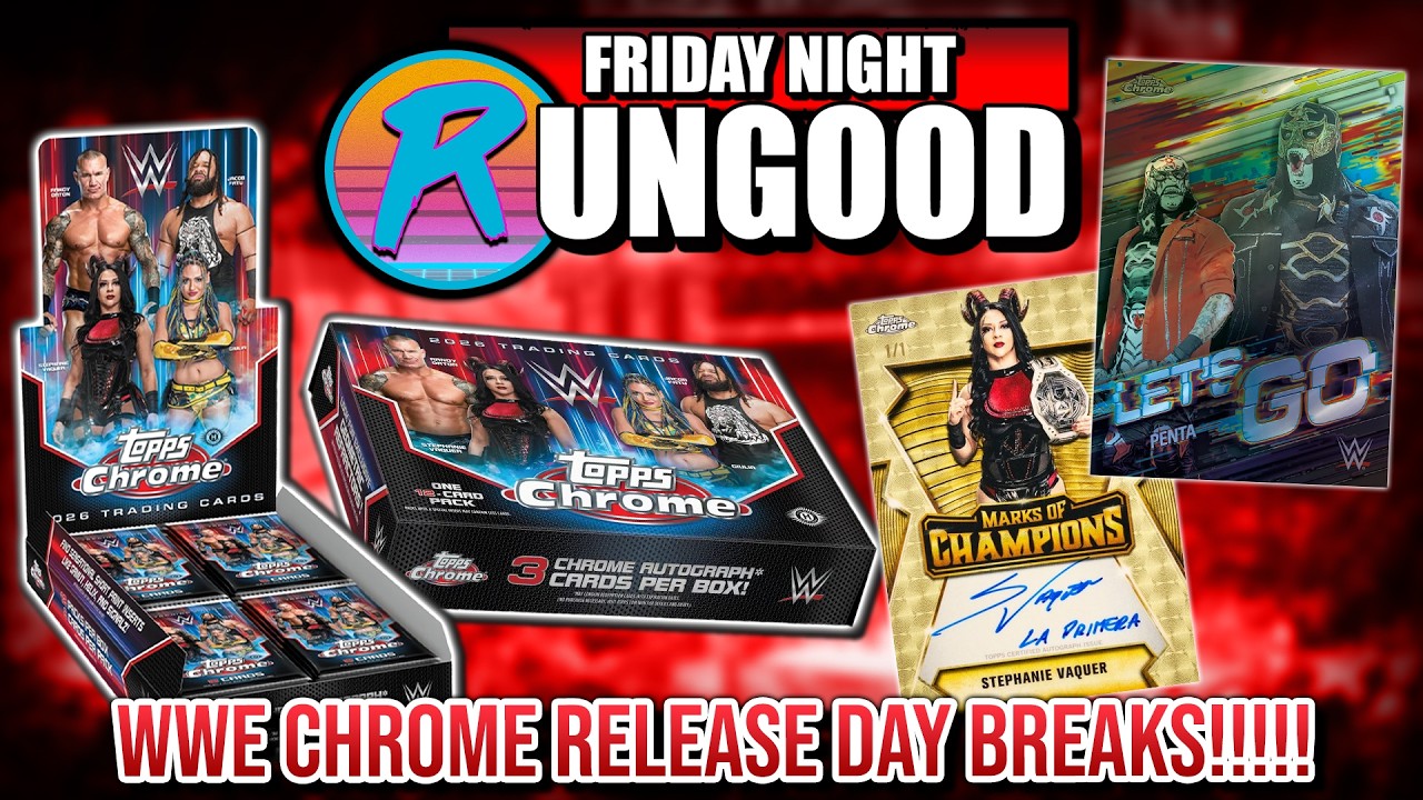 WWE CHROME RELEASE DAY BREAKS!!! | Friday Night RGL with ALL WWE BREAKS!!!  (RGL #5267-5274)
