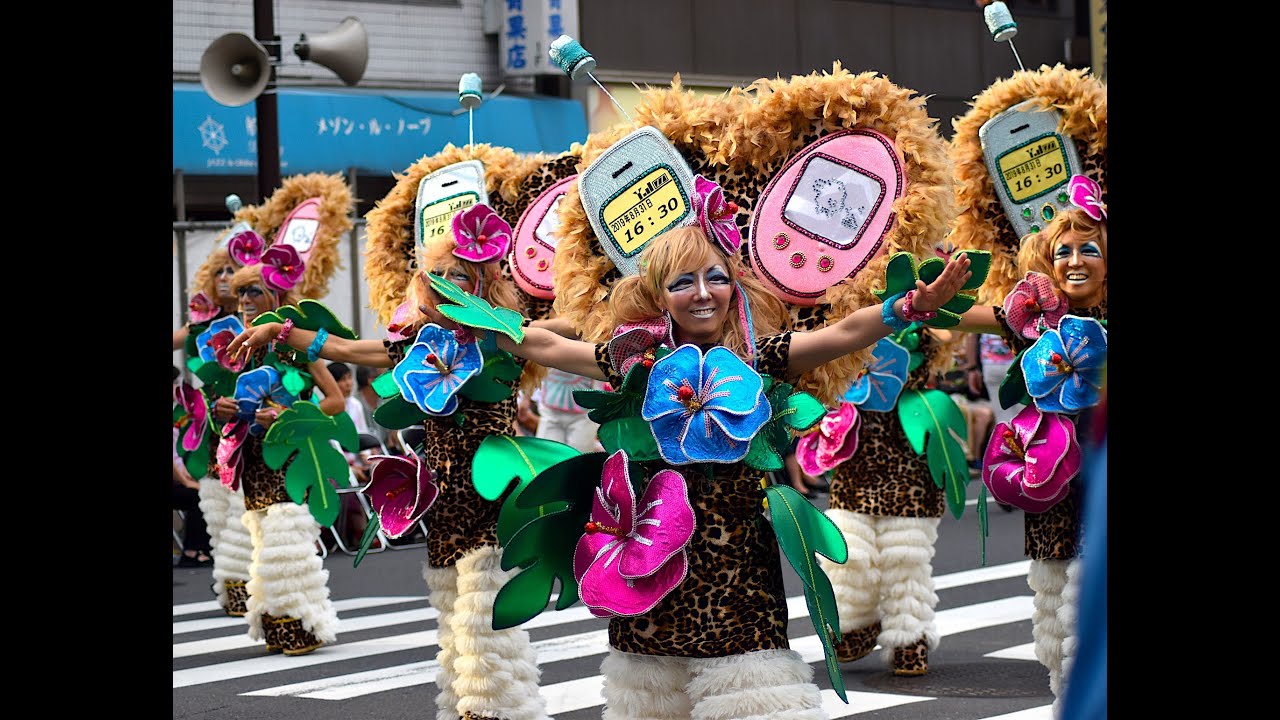 Japanese Samba Dancers - Ganguro/Yamanba Style #shorts