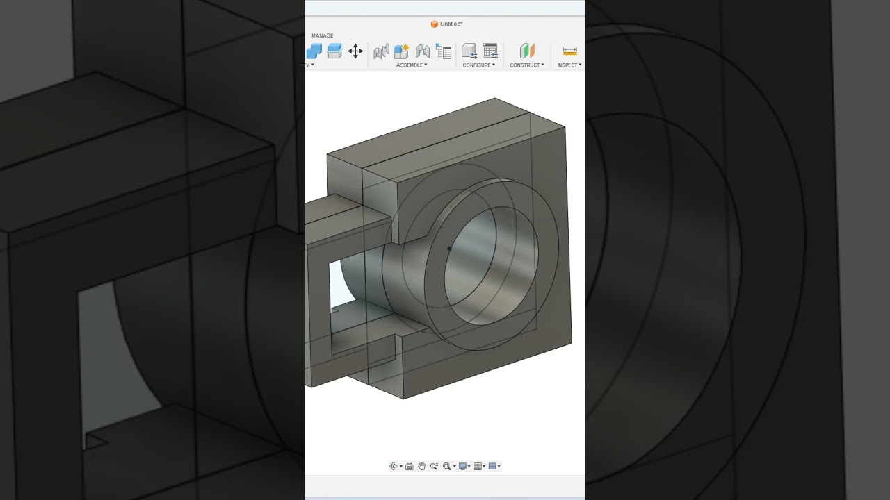 Fusion360 Part Modeling Tutorial-207. #design #3dmodeling #modelingtutorial #engineering#fusion360