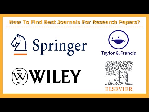 How To Find Best Journals For Research Papers?