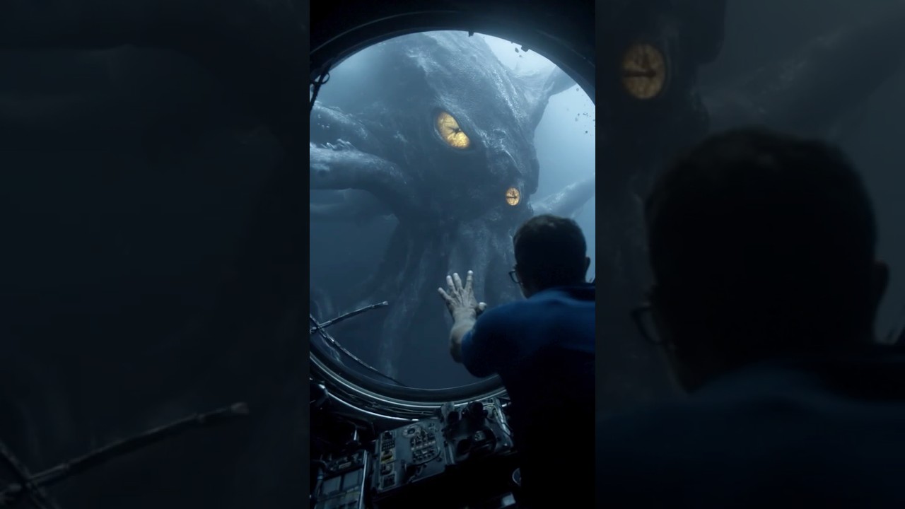 Submarine Crew Films Massive Tentacle Rising From Deep Sea
