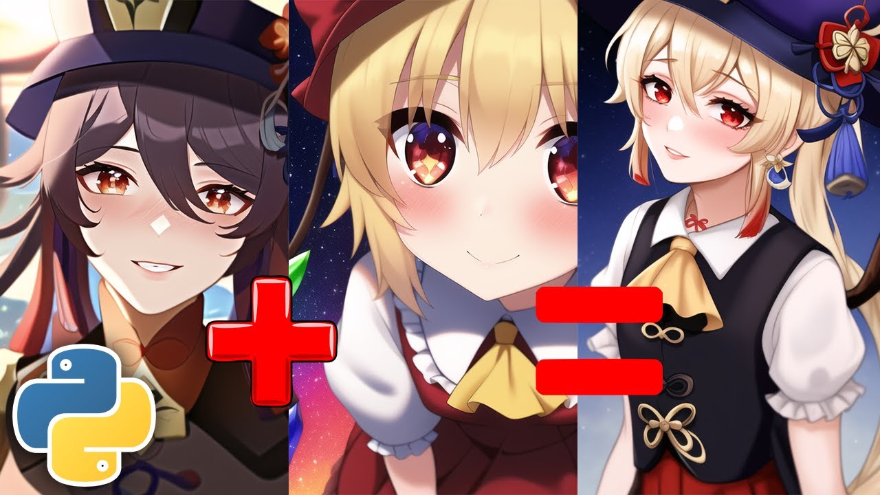 Using PYTHON To Combine Stable Diffusion Images - Simple Tutorial