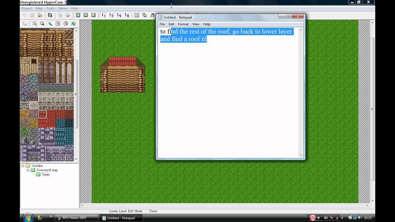 RPG Maker 2003 Tutorial - Mapping part 1