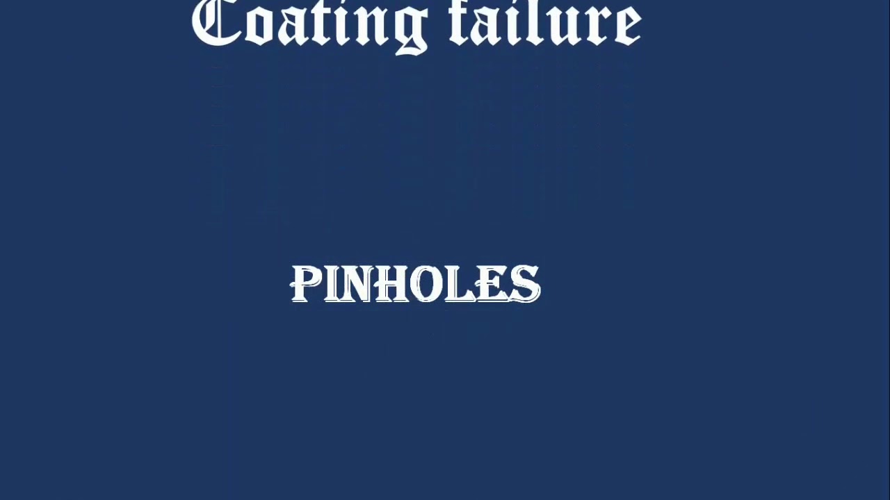 Paint deffect ( Pinhole reason and solution)##