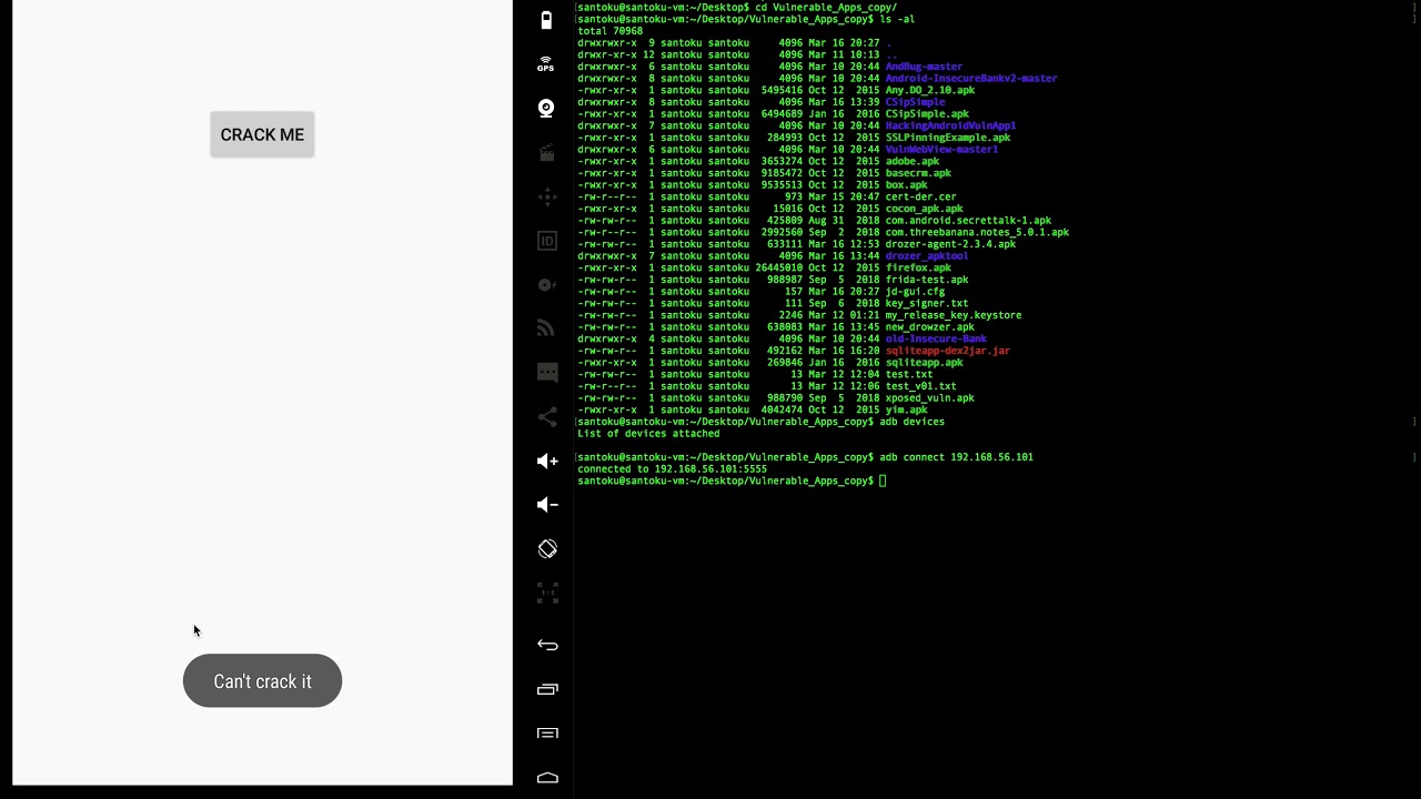 Android Pen-testing - Dynamic hooking with Frida