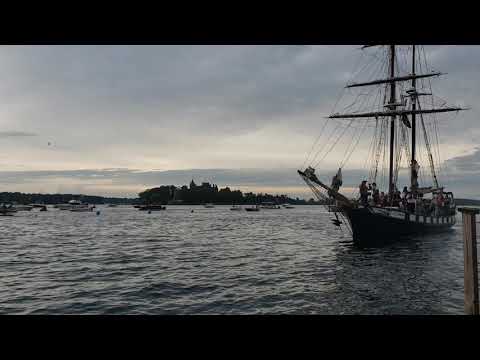 Pirates invade Alexandria Bay.
